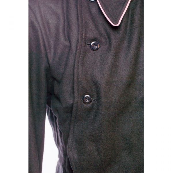 GERMAN WW2 PANZER WRAP - BLACK WOOL PANZER WRAPPER TUNIC JACKET ...