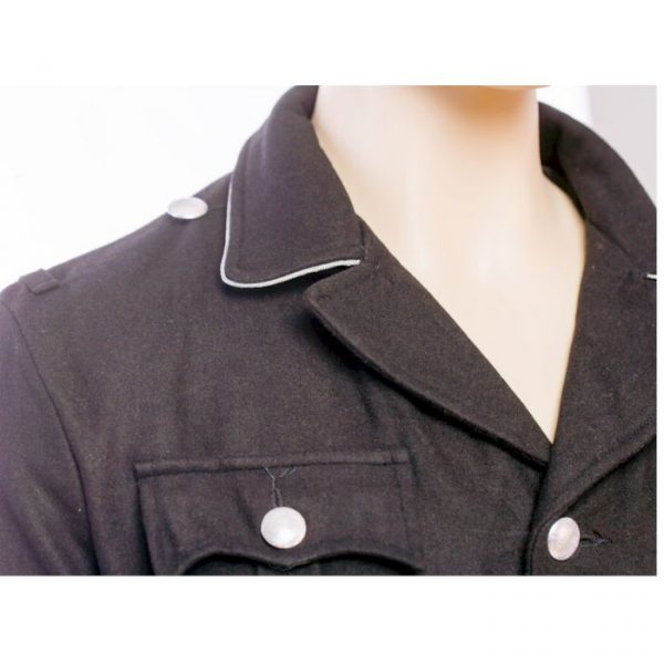 GERMAN M32 TUNIC: ALLGEMEINE SS BLACK WOOL JACKETS - WARSTUFF.COM
