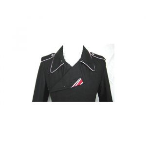 GERMAN WW2 PANZER WRAP - BLACK WOOL PANZER WRAPPER TUNIC JACKET ...