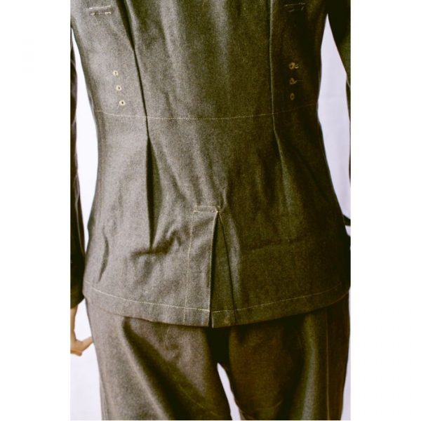 GERMAN M36 WOOL SERVICE TUNIC AND M37 FIELD GREEN WOOL GERMAN PANTS ...