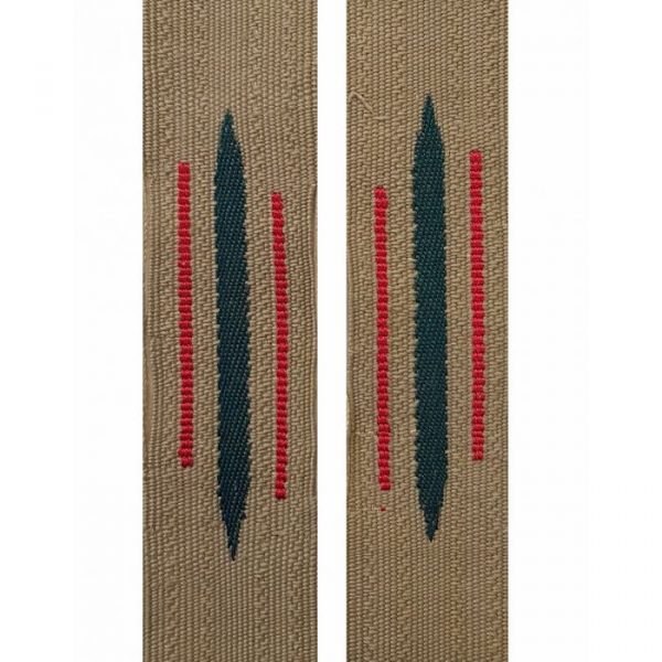 GERMAN EM ARTILLERY BEVO LITZEN COLLAR TABS - WARSTUFF.COM