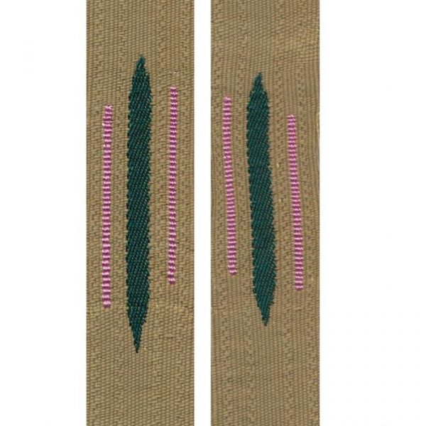 GERMAN WW2 PANZER GRENADIER OFFICER COLLAR TABS - WARSTUFF.COM