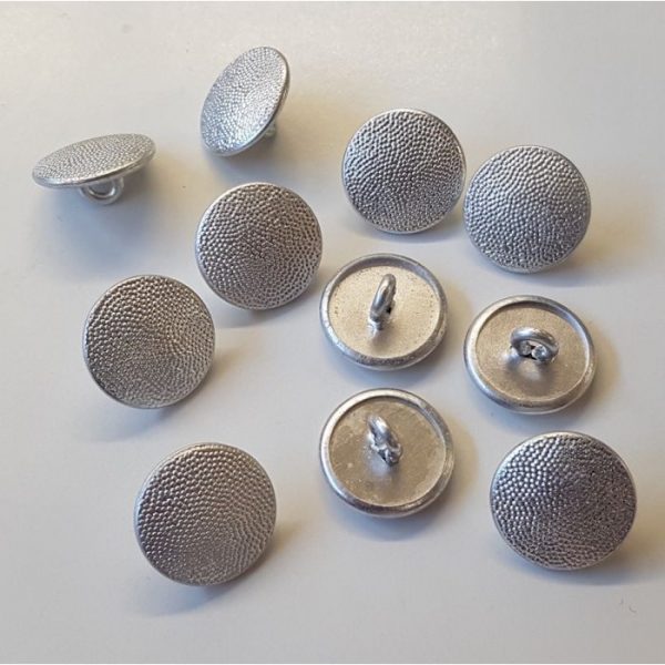 GERMAN TUNIC BUTTONS SILVER SET OF 11 - WARSTUFF.COM