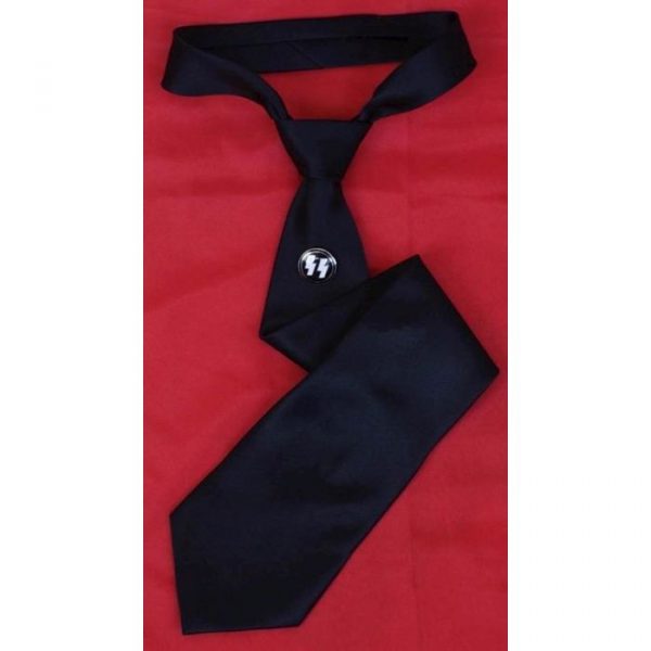 GERMAN WAFFEN SS BLACK TIE - WARSTUFF.COM