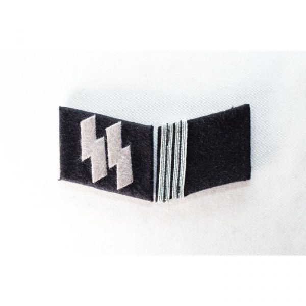 SS ROTTENFUHRER COLLAR TABS - CORPORAL RANK - WARSTUFF.COM
