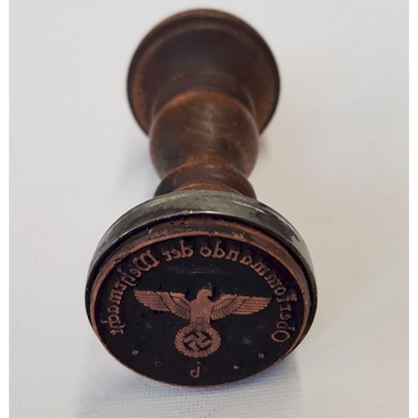GERMAN OBERKOMMANDO DER WEHRMACHT INK STAMP - WARSTUFF.COM