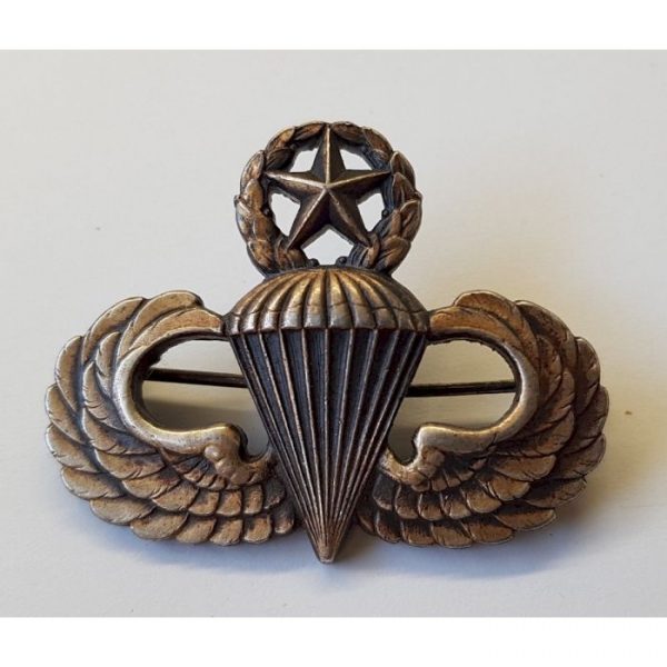 U.S. AIRBORNE MASTER PARACHUTIST WINGS BADGE BY N.S. MEYER , INC, NEW ...