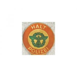 GERMAN HALT POLIZEI STOP SIGN - WARSTUFF.COM