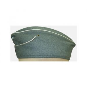GERMAN OFFICER M38 OVERSEAS SIDE CAP FIELD GREY WOOL - WARSTUFF.COM