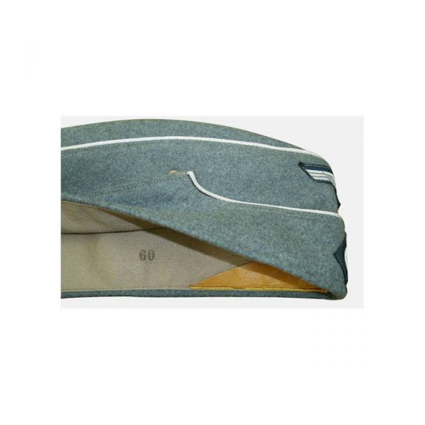 GERMAN OFFICER M38 OVERSEAS SIDE CAP FIELD GREY WOOL - WARSTUFF.COM