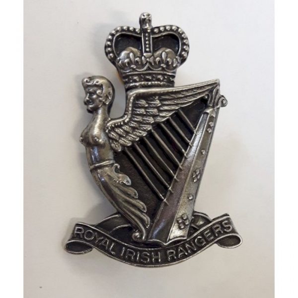 ROYAL IRISH RANGERS - IRISH REGIMENT BADGE - WARSTUFF.COM