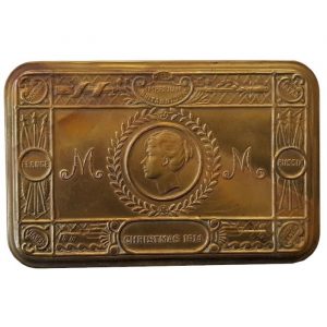 BRITAIN WWI PRINCESS MARY'S CHRISTMAS BRASS GIFT BOX 1914 GREAT WAR ...